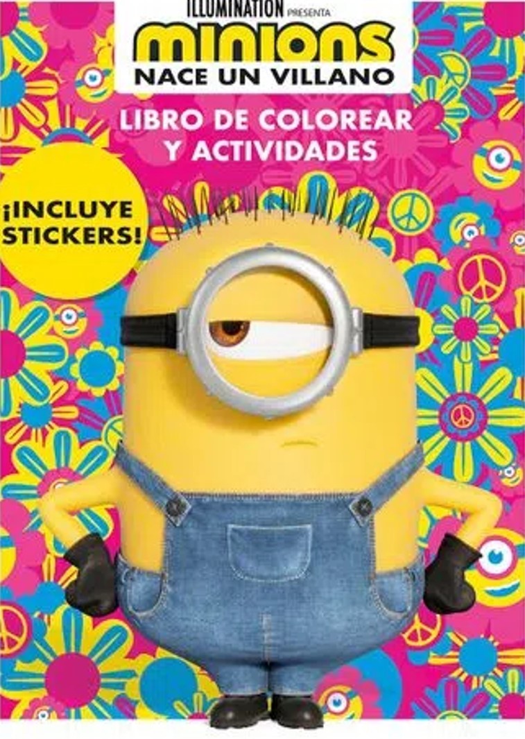 Minions Libro De Colorear Y Actividades | Universal Studios Licensing ...